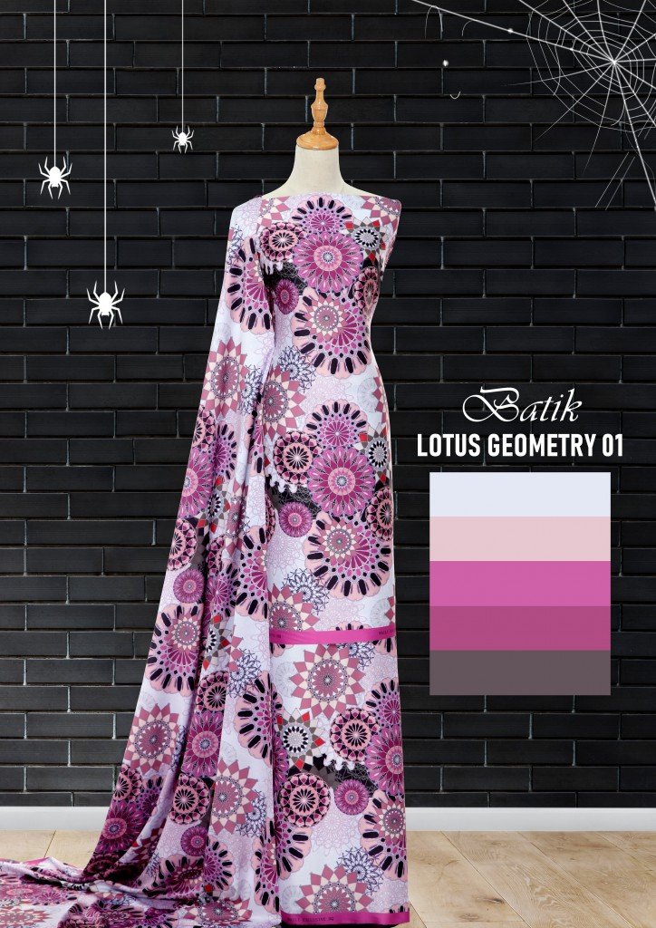 Lotus Geometry 01 - Naili Exclusive Legasi Batik